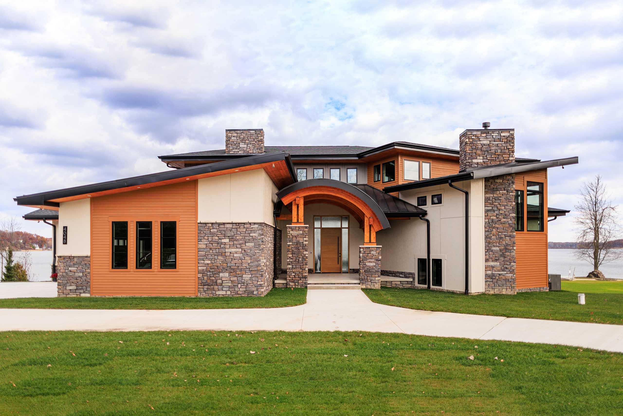 Great Lakes Elevated Waterfront House